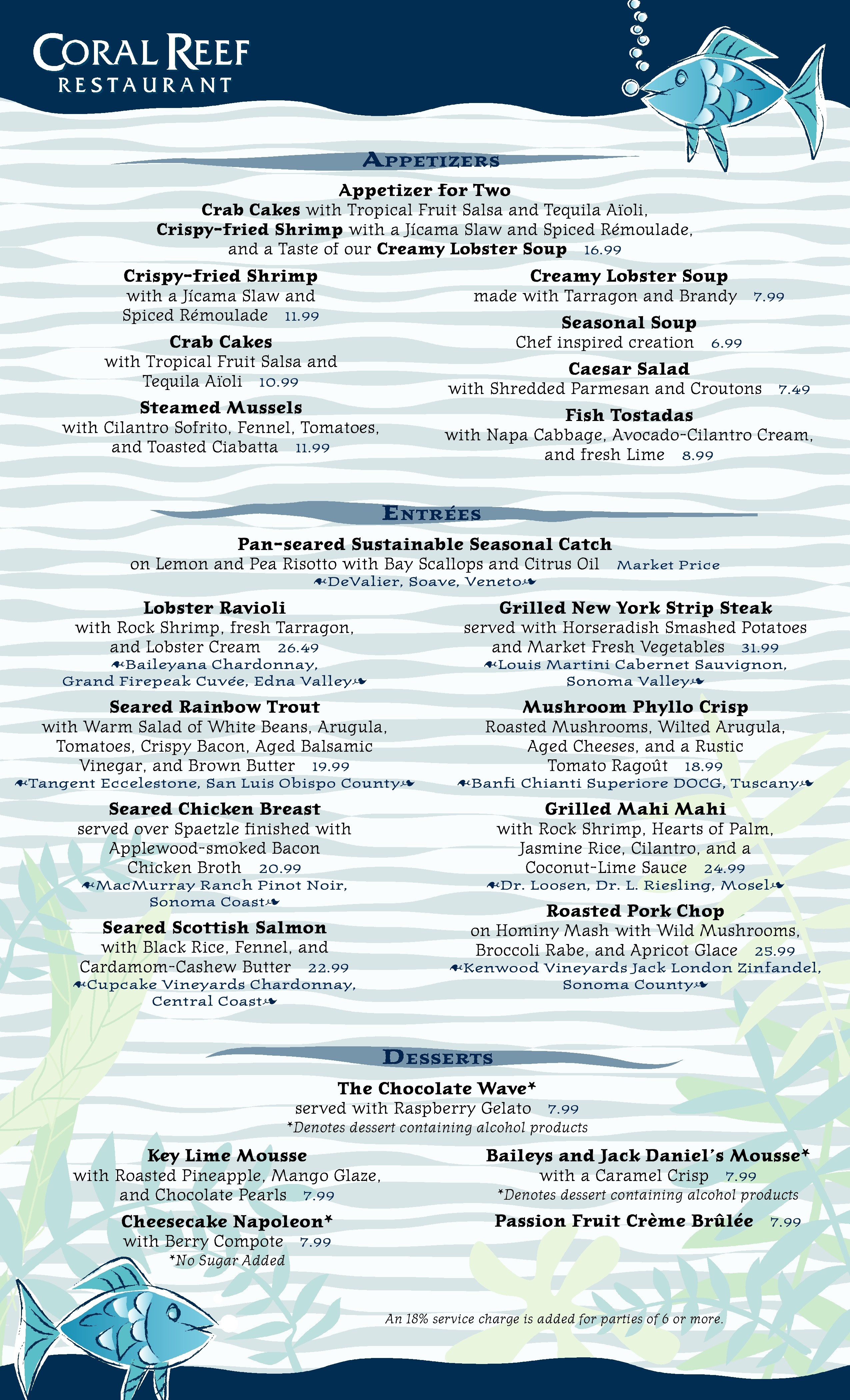 Coral Reef Disney Menu | Iconic Disney Restaurant Gets a New Menu – JMLEFI